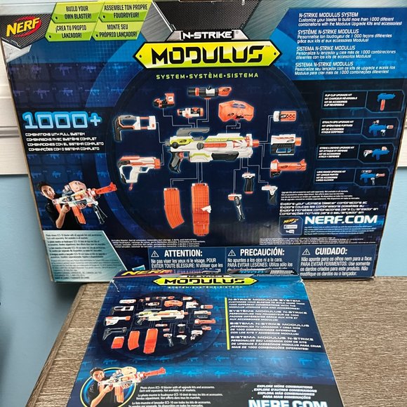 Nerf | Toys | Nerf Modulus Ion Fire Blaster Soft Dart Gun Kids Rifle ...